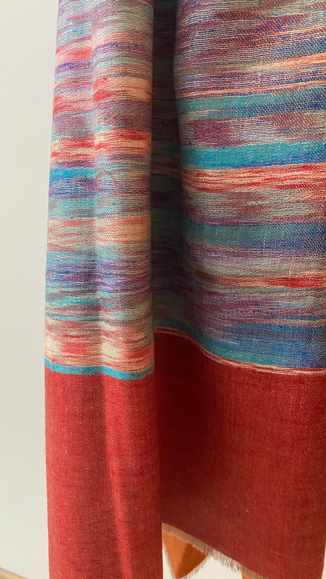 Ikat Pashmina Shawl - Indus Weavers